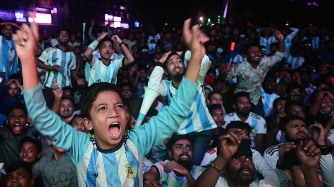 Bangladesh volvió a demostrar su amor por Argentina con una camiseta ...